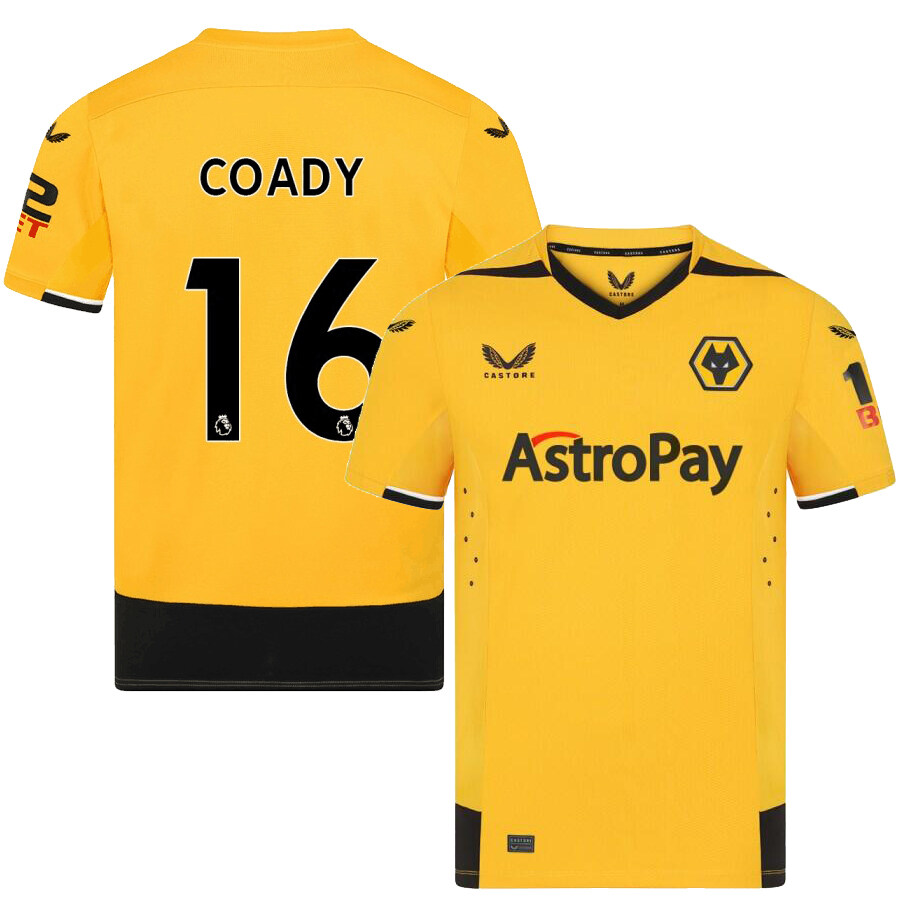 2022-23 Wolves Home Shirt - Adult RAUL SEMEDO NETO NEVES TRINCAO Soccer ...