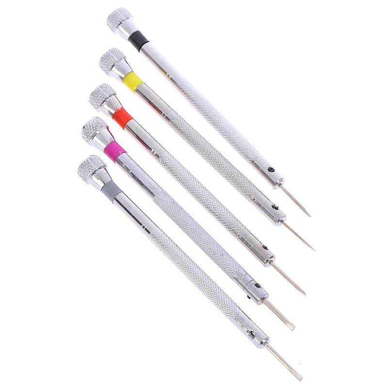 5x Screwdriver Set Eyeglasses Watch Jewelry Watchmaker Repair Precision ...