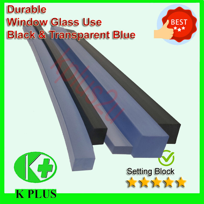 Setting Block Rubber Hard Getah keras Tingkap Kaca Setting Block Stick ...