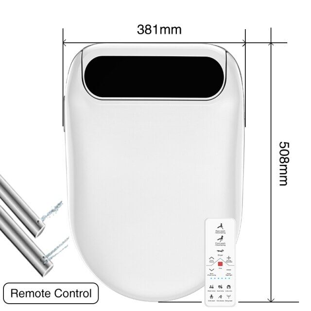 Intelligent Toilet Seat Electric Bidet Cover Smart Bidet Heated Toilet ...