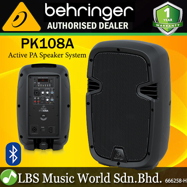 Behringer PK108A 250 Watt Active 8 Inch PA Speaker System with ...