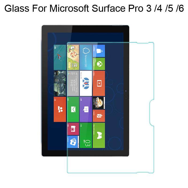 สำหรับSurface Pro 3 4 5 6 7กระจกเทมเปอร์ปกป้องหน้าจอSurfacePro Pro3 Pro4 Pro5 Pro6 Pro7 12.3หน้า ...