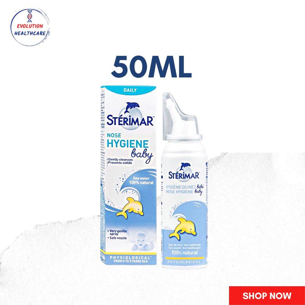 STERIMAR NOSE HYGIENE BABY SEA WATER NASAL SPRAY 50ML /100ML | Lazada