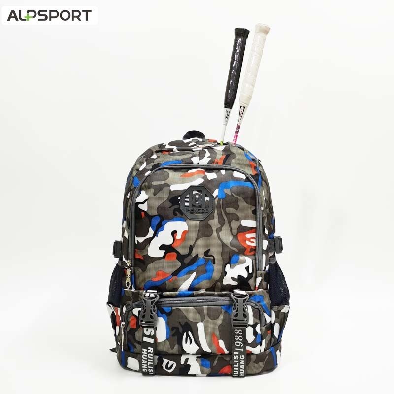 ALPSPORT กระเป๋าแบดมินตันลายพราง,ผ้าอ๊อกฟอร์ดกันน้ำอเนกประสงค์น้ำหนัก ...
