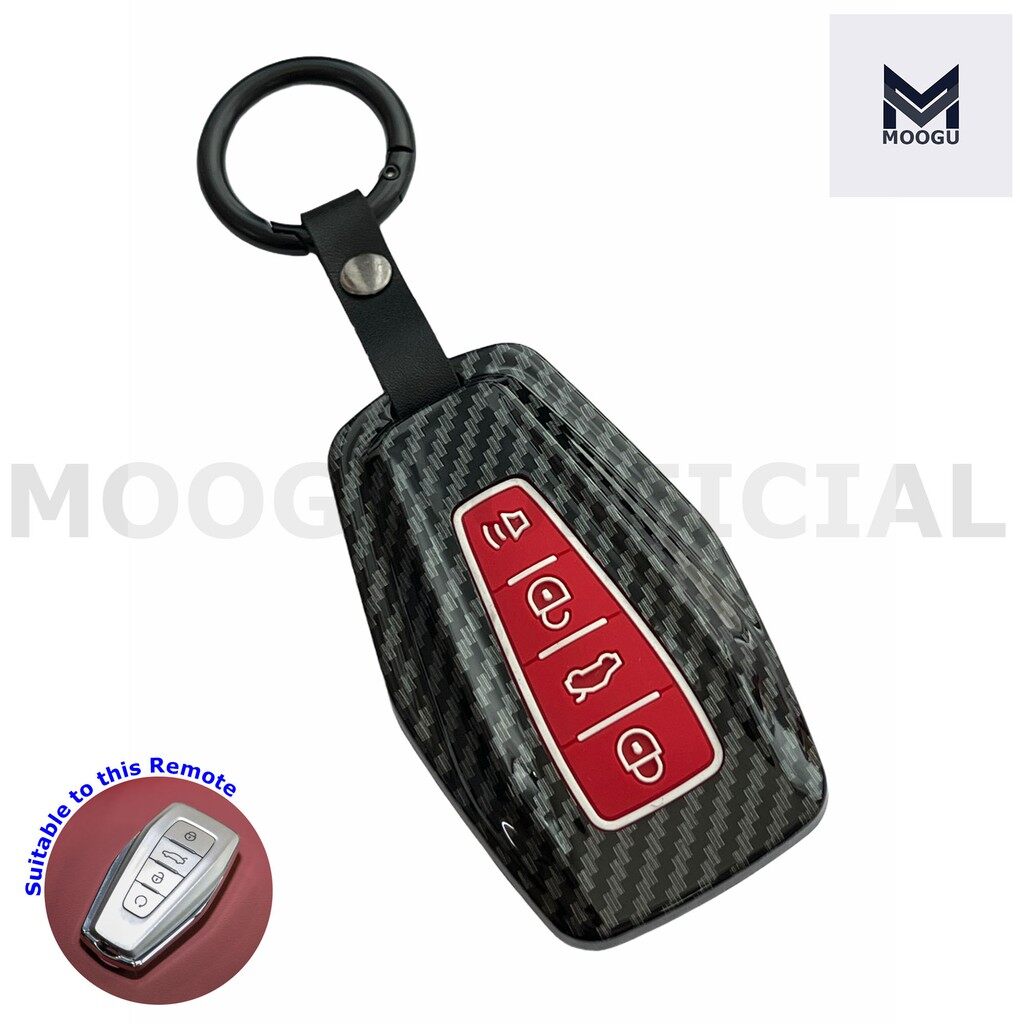 MOOGU Proton X50 X90 Keyless Car Key Remote ABS Carbon + Silicone ...