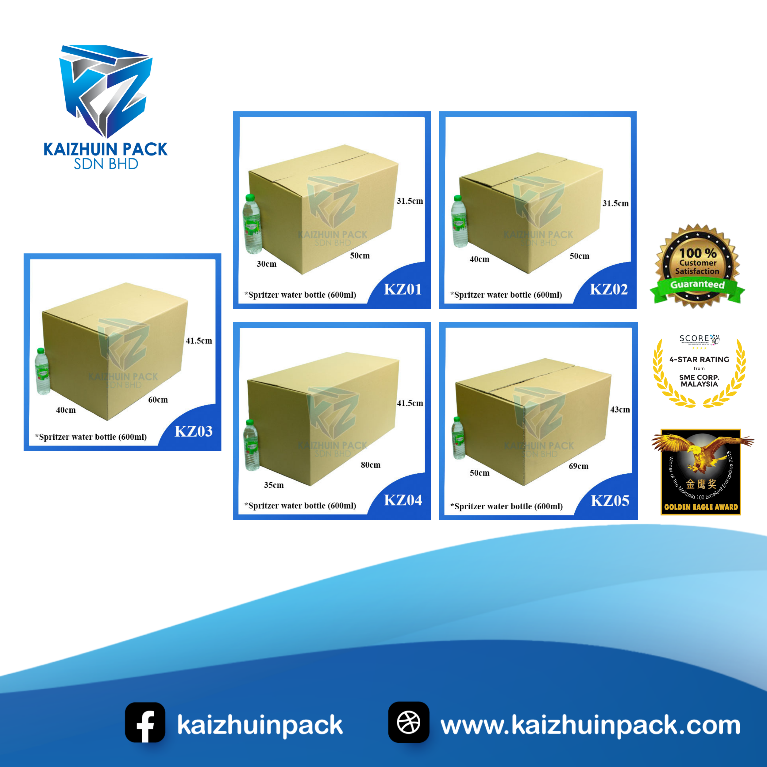 (KZ Big Boxes) Big Carton Box for Parcel | Lazada