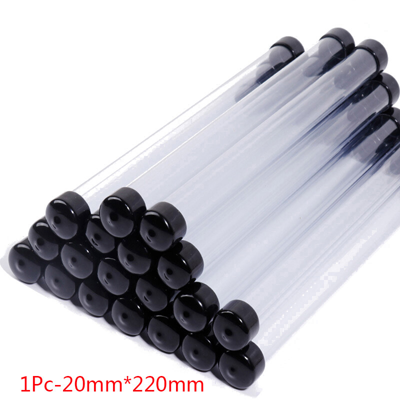 Hot???? Transparent PVC Pen Box Rotating Pen Storage Tube Clear Pen ...