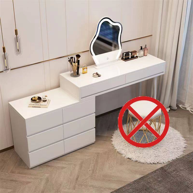 [PRE-ORDER] CX light luxury modern dressing table with side cabinet 6 ...