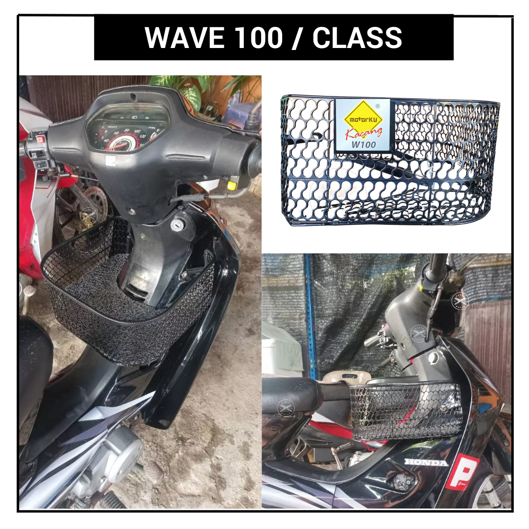 HONDA W100 CLASS 1 BASKET BAKUL BESI - WAVE100 WAVE 100 EX5 CLASS ...