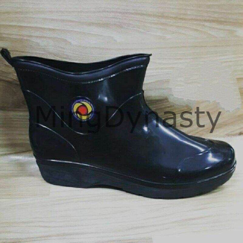 Lo Cut Rubber Rain boots Kasut boot Getah 903 BN/BK/YW | Lazada