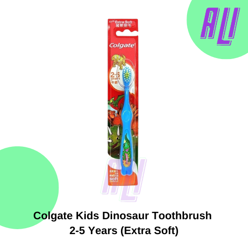 Colgate Kids Dinosaur Toothbrush 2-5 Years (Extra Soft) | Lazada