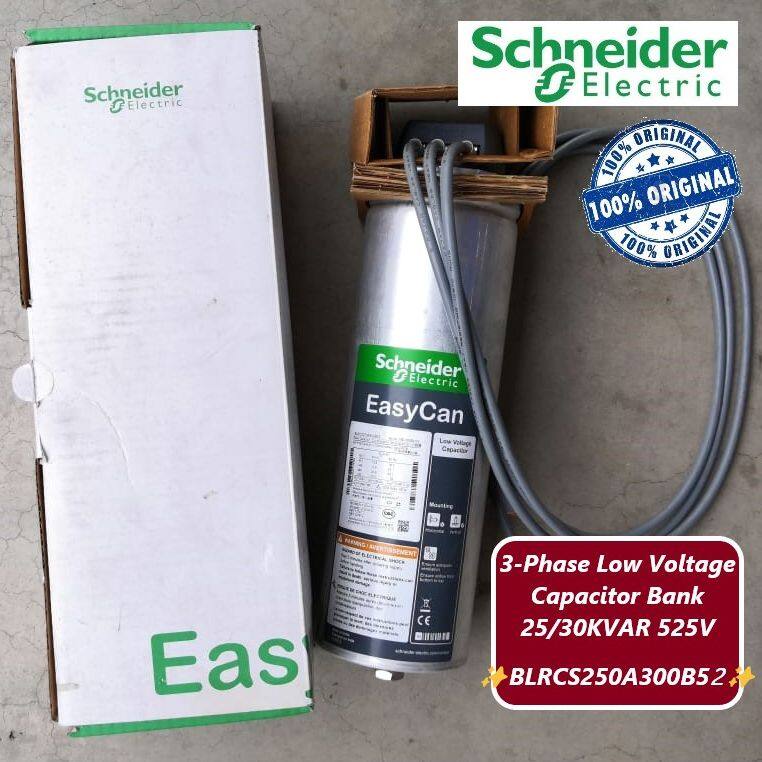 100% ORIGINAL SCHNEIDER ELECTRIC (EasyCan) 3-Phase Low Voltage Capacitor Bank 25/30KVAR 525V ...
