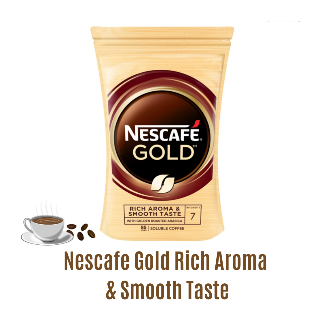 Nescafe Gold Rich Aroma& Smooth Taste 85Cups Soluble Coffee | Lazada