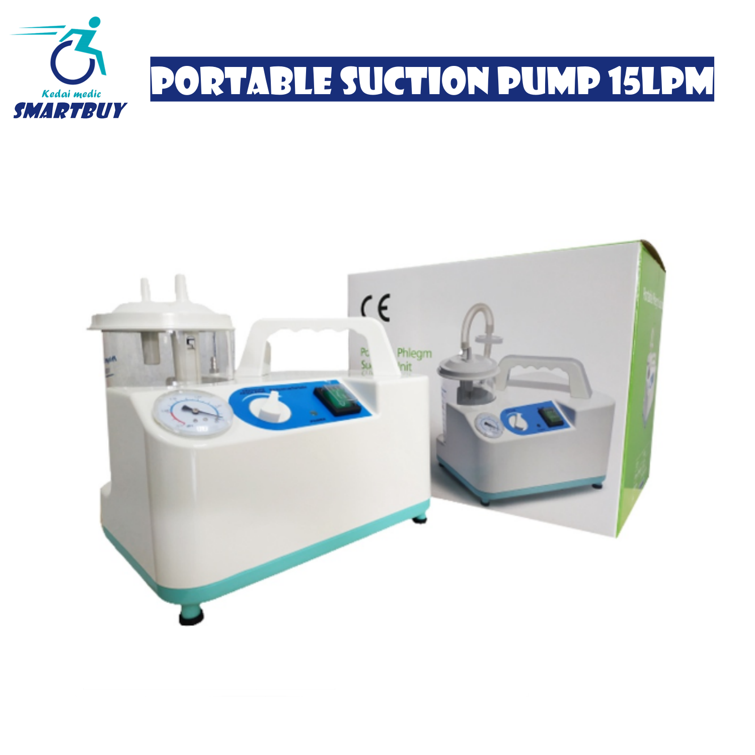 Portable Phlegm Suction Pump / Aspirator Apparatus SP-9EA ( Mesin Sedut ...