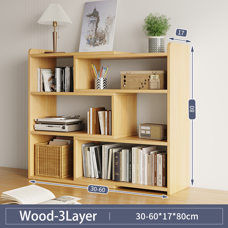 【pre-sale product】Household Desktop Storage Rack Simple Bookshelf Small ...