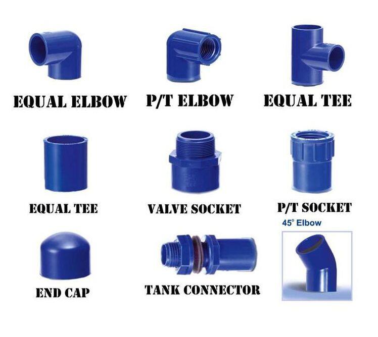 ABS Fitting 1-1/4" 32mm (Elbow Tee Socket End Cap PT Socket Valve ...