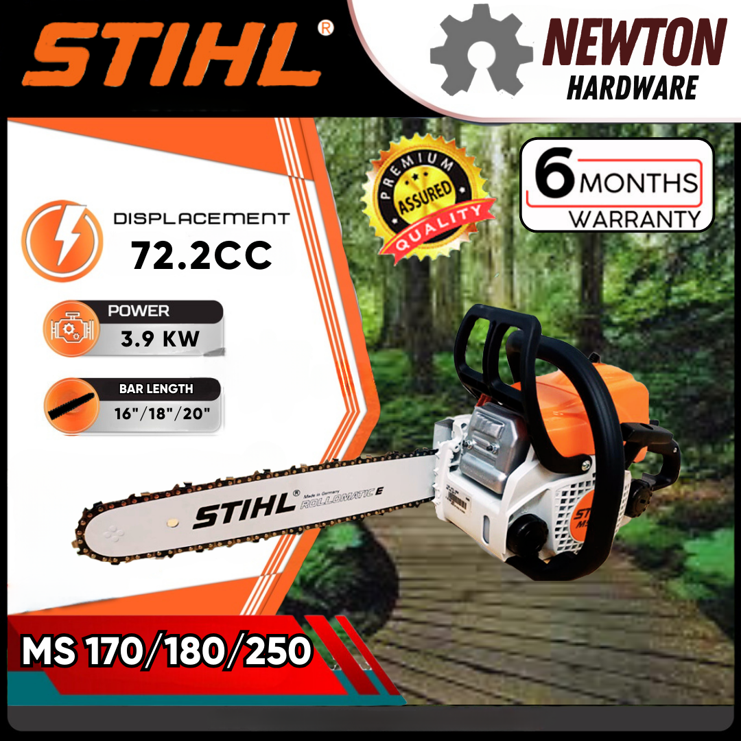 ''STIHL'' ORIGINAL GERMANY CHAINSAW MS170/MS180/MS250, 16''INCH / 18 ...