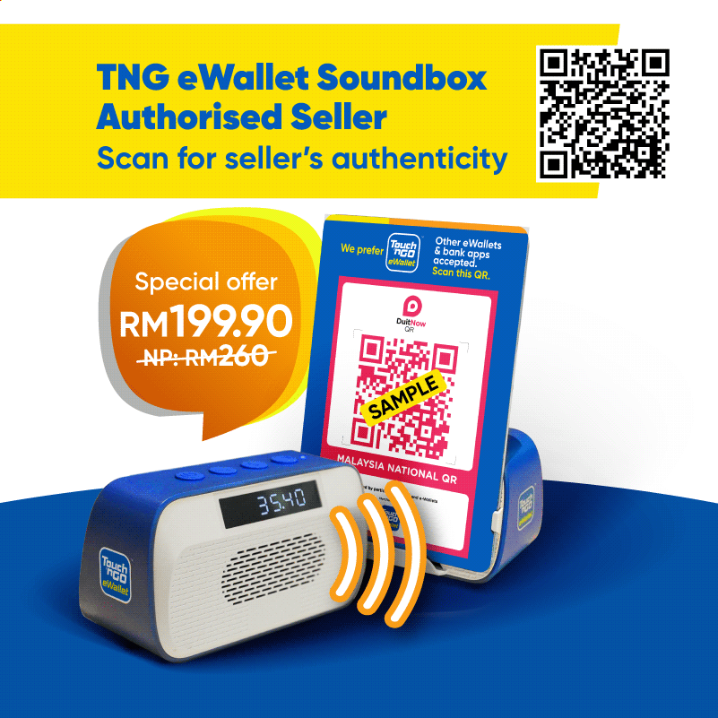 Touch 'n Go eWallet Soundbox | Lazada