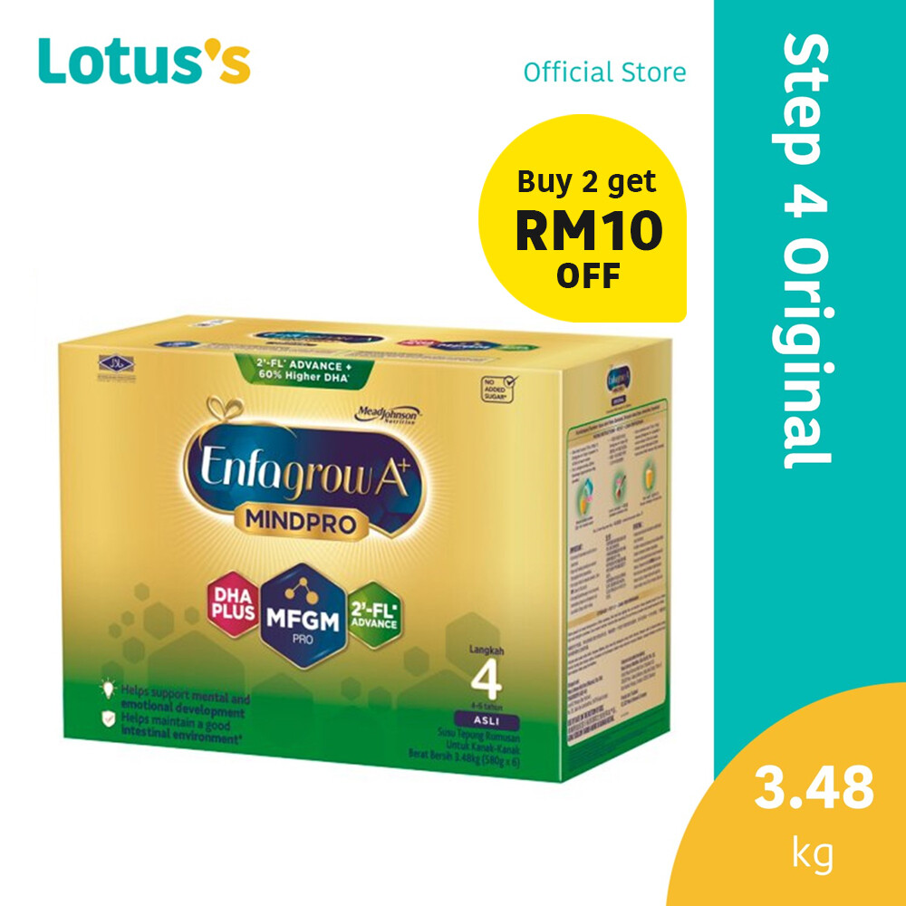Enfagrow A+ Mindpro 2FL S4 Original 3.48kg | Lazada