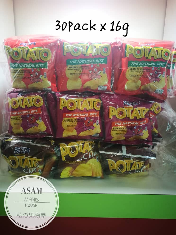 ROTA POTATO CHIPS 30X16G | Lazada