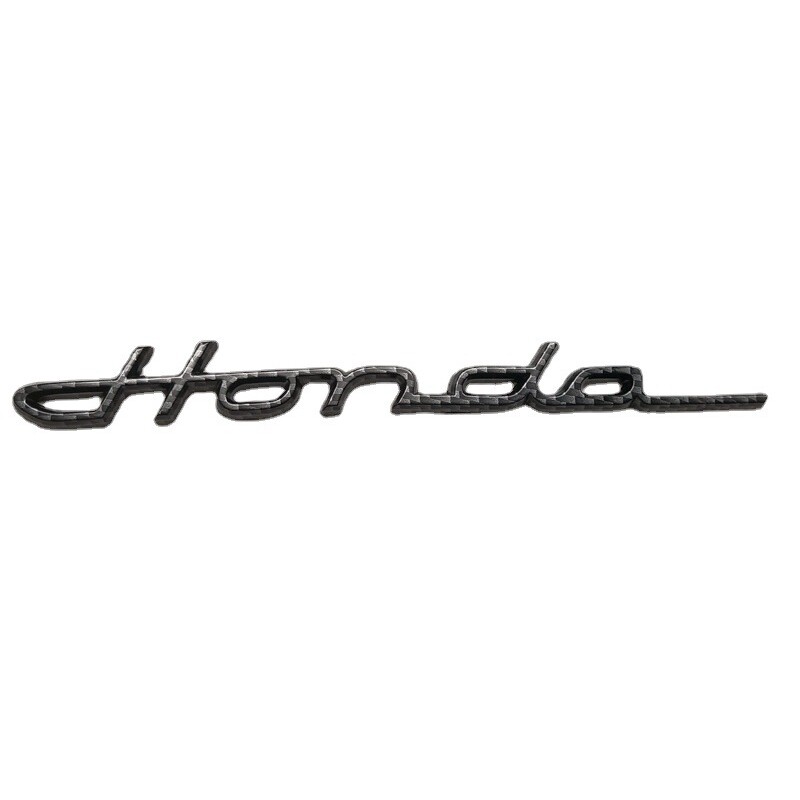 Cursive letter logo for Honda CRV Accord CIVIC CITY Fit Rear emblem ...