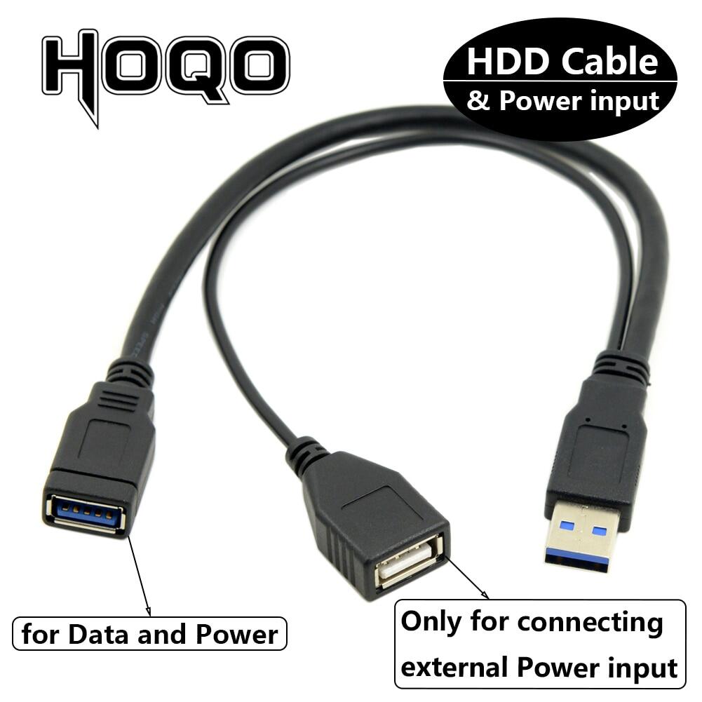 usb y cable splitter with usb extra Power female extension cable for ...