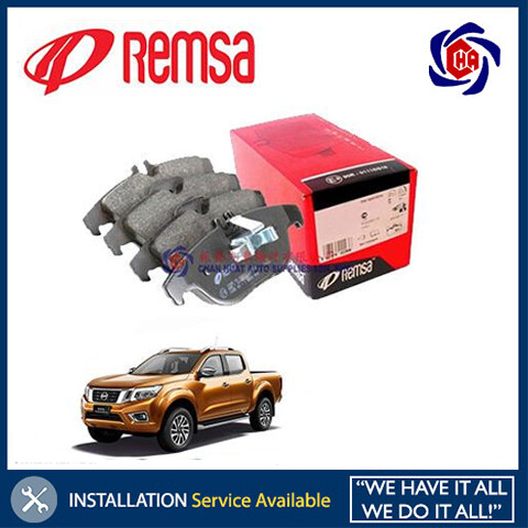 Nissan Navara NP300 REMSA Front Brake Pad DEPAN (1 Set - 4pcs) | Lazada