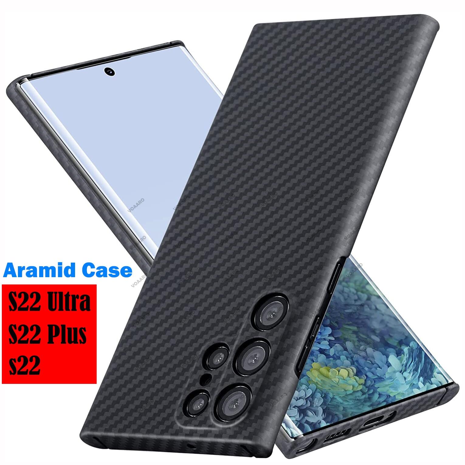 Capa สำหรับ Samsung S22 Ultra Aramid Case S22 Plus Ultra Thin Precise Hole สำหรับ Galaxy S22 ...