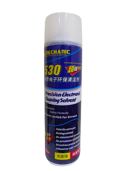 Precision Electronic Cleaning Solvent 530 MECHANIC 550ml No Residue ...