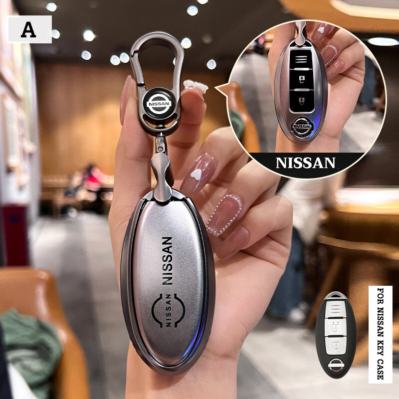 NISSAN key case for np300 juke almera kicks keychain March Cube Pulsar ...