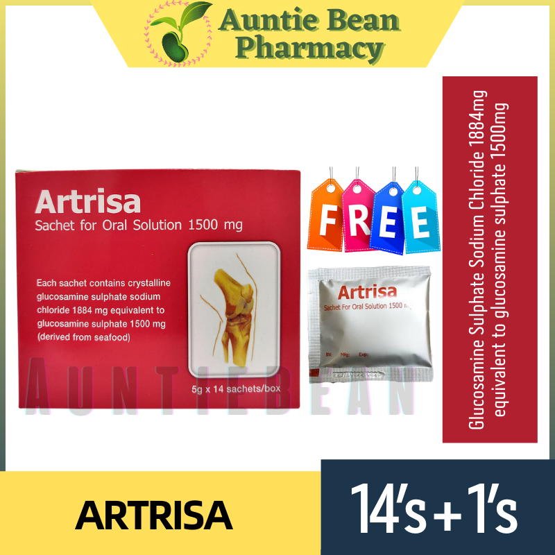 Artrisa Sachet for Oral Solution 1500mg ----- FOC 1 sachet | Lazada
