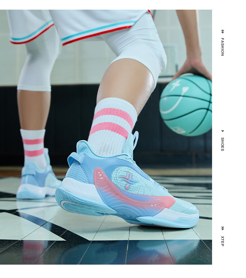 Xtep Jeremy Lin LIN-STORM Mens Basketball Shoes Wear-resistant Shock ...