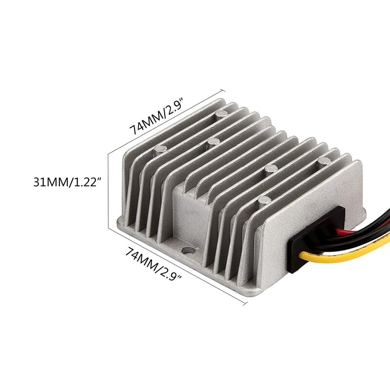 DC Automatic Buck Boost Converter DC 8V-40V to 13.8V 10A Step Down Up Voltage Regulator ...