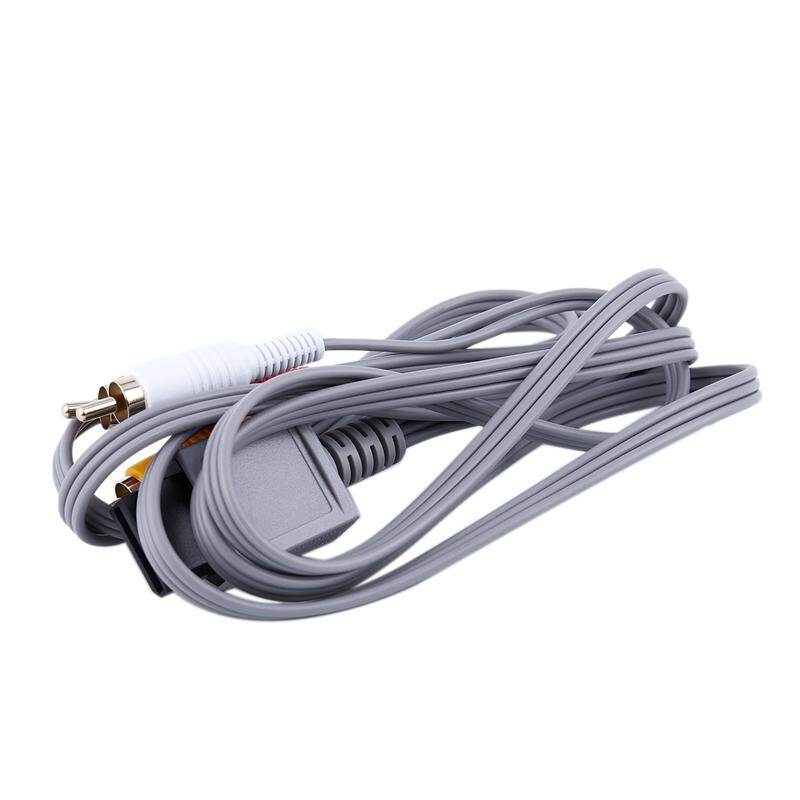 Audio Video AV Composite 3RCA Cable Cord Connector for Nintendo Wii ...