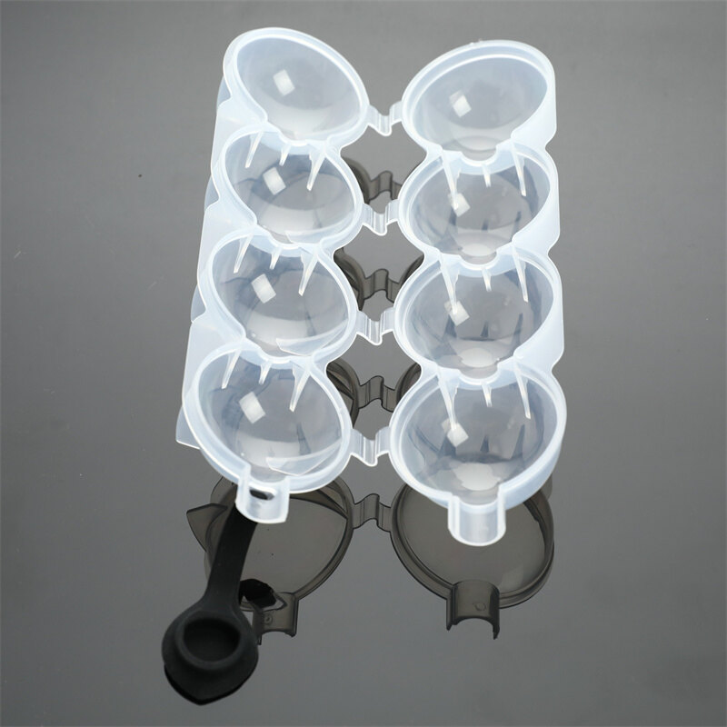 HONG 4 Cavity Bar Sphere Ice Cube Mould Mold Ball Freezer Maker Tray ...
