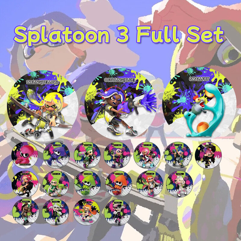 Spra Dun 3 Splatoon 3amiibo Card Full Set Splatoon1 1-3 Generation ...
