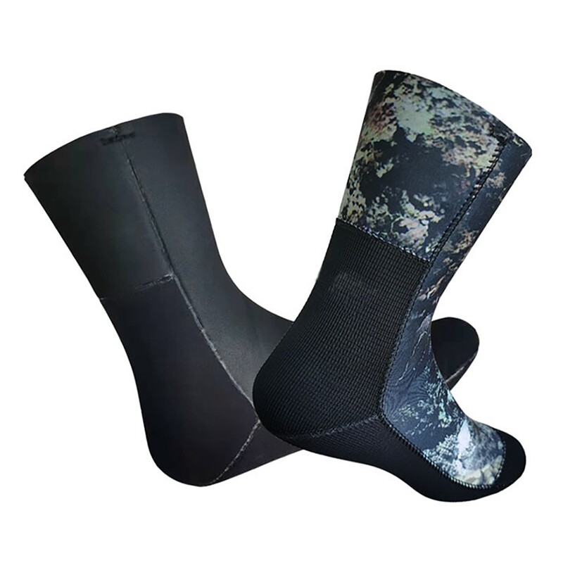1Pair 5mm Neoprene Beach Diving Socks Scuba Flippers Water Sport Non ...