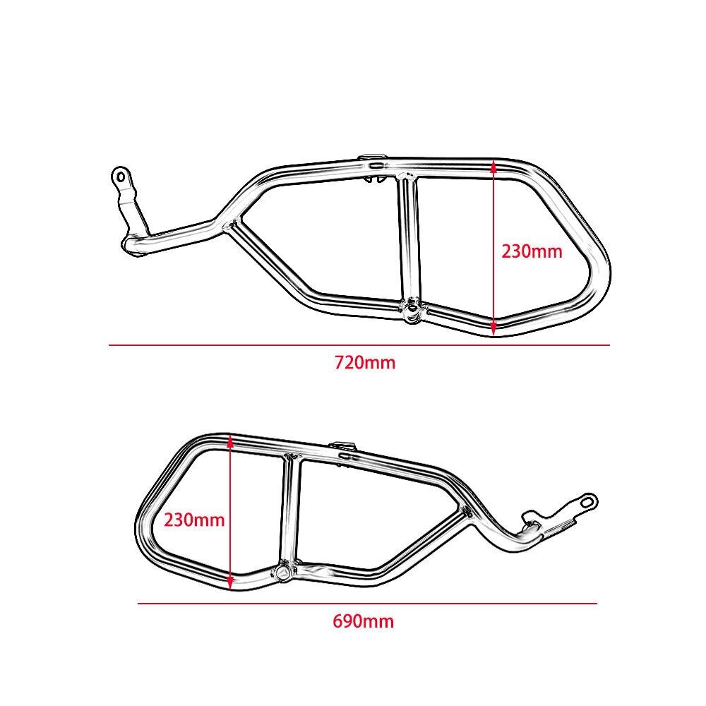 Ultrasupplier Engine Protective Guard Crash Bar Frame Protector For ...