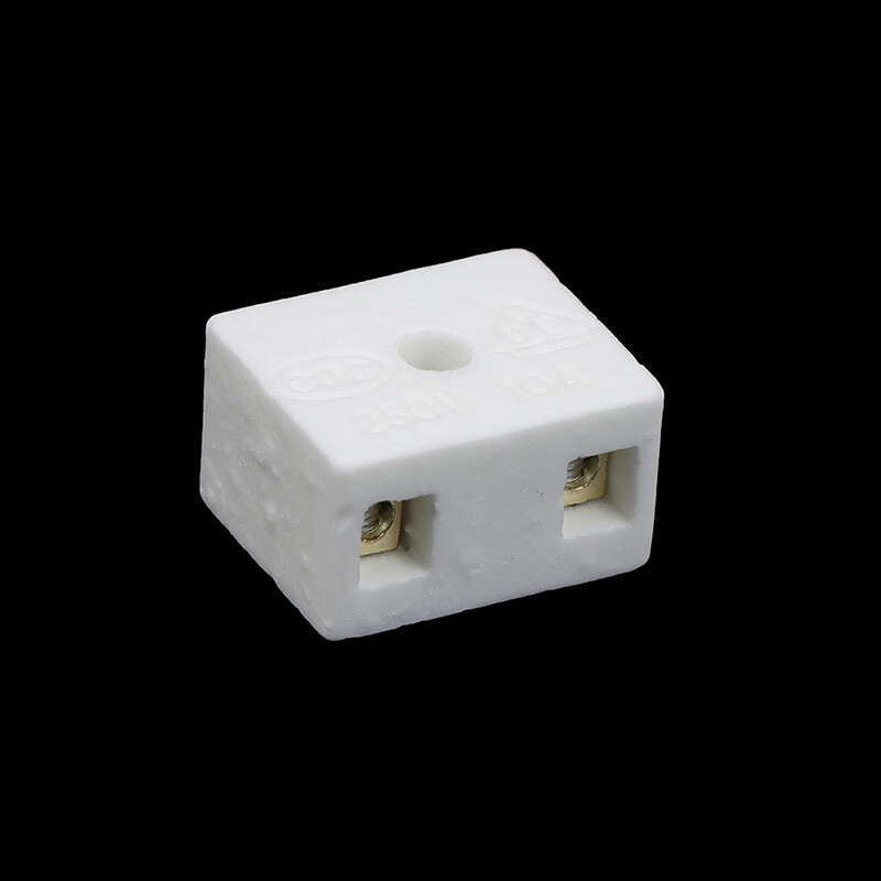 5Pcs 2 Postion 5 Hole Ceramic Wiring Terminal Block high frequency ...