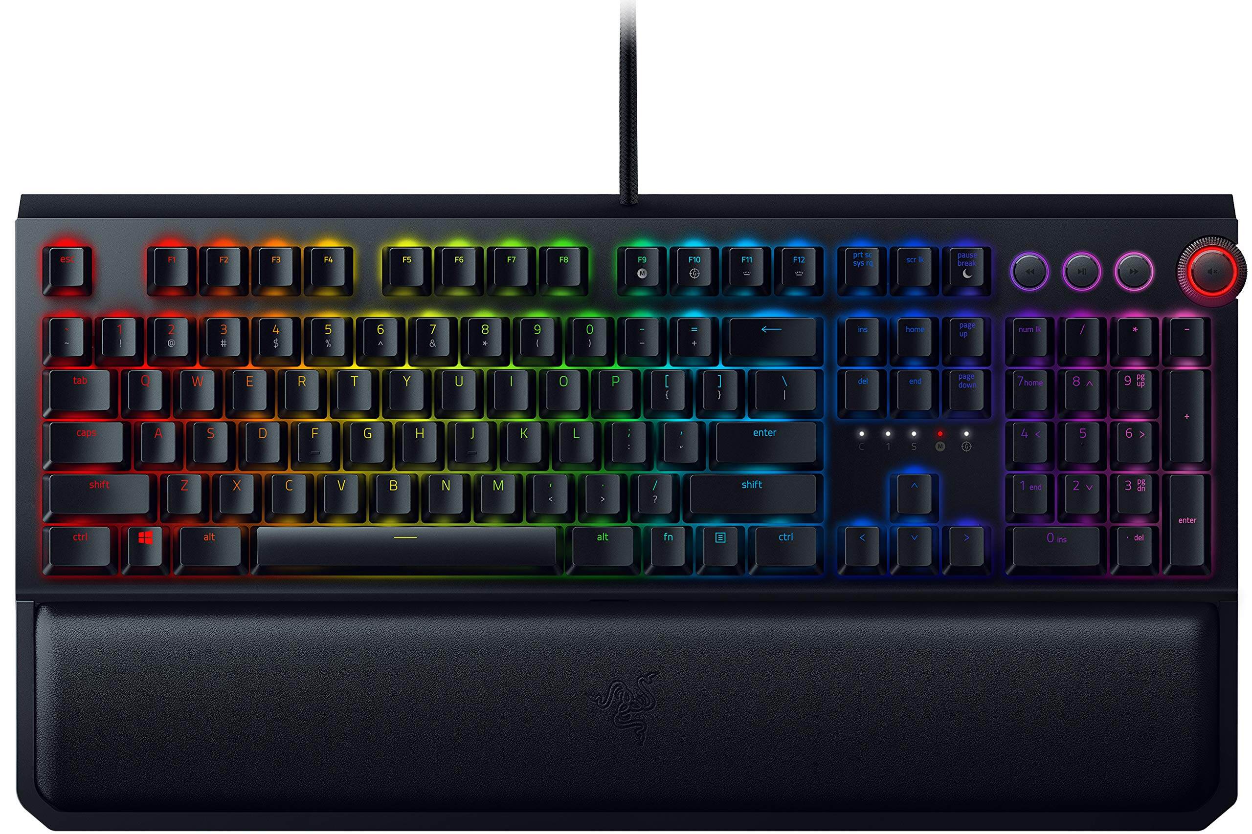Razer BlackWidow Elite YELLOW SWITCH Mechanical Gaming Keyboard English ...