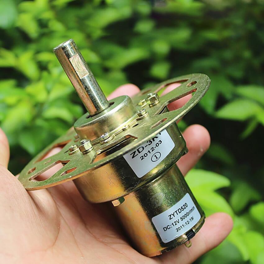 Voltage Regulator DC Gear Motor DC 12V All Metal Gearbox Motor with ...