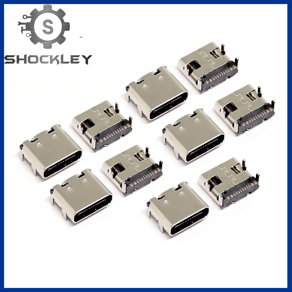 Shockley USB 3.1 Type-c 16 Pin Female Connector for Mobile Phone ...