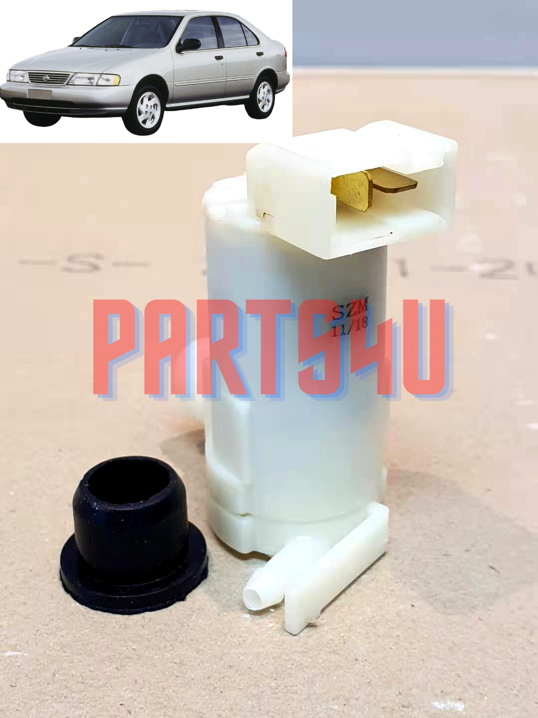 WIPER TANK MOTOR NISSAN SENTRA B13, SENTRA B14, AD RESORT Y10 FRONT ...
