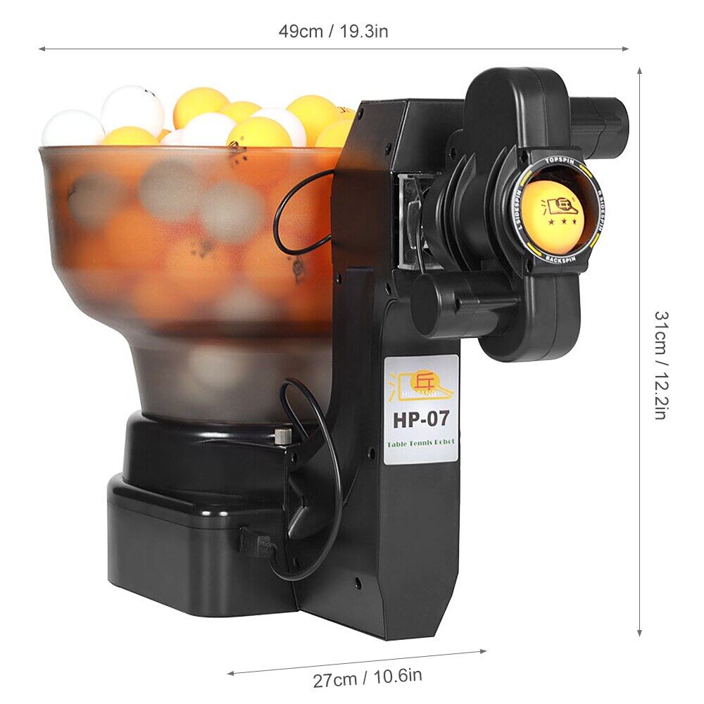 Table Tennis Robot Ping Pong Ball Machine 40mm Regulation Ping Pong ...