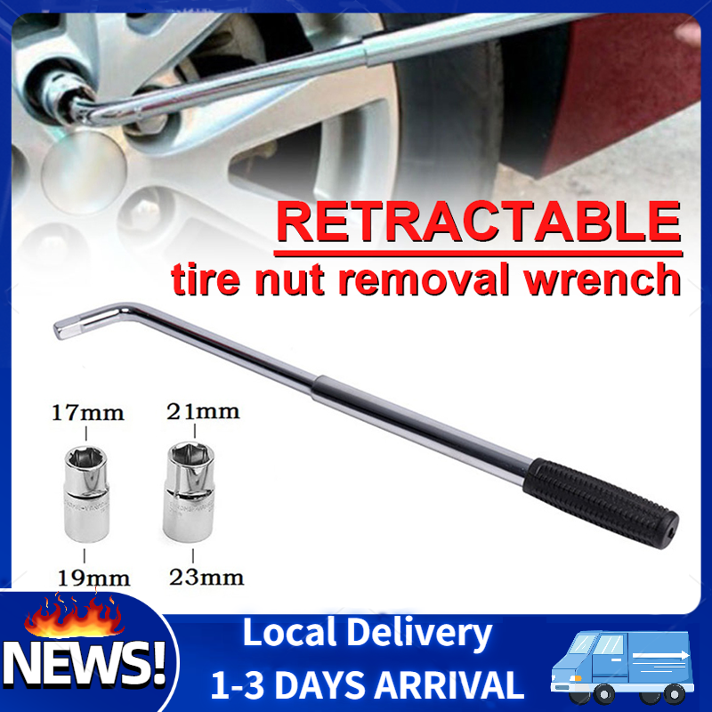 Autozone Tyre Wrench Telescoping Lug Wrench Spanner Lug Wheel With ...