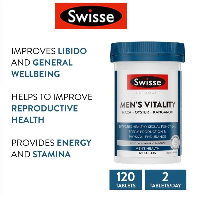 Swisse Ultiboost Energy Combo ( Swisse Ultiboost Men's Vitality 120 ...