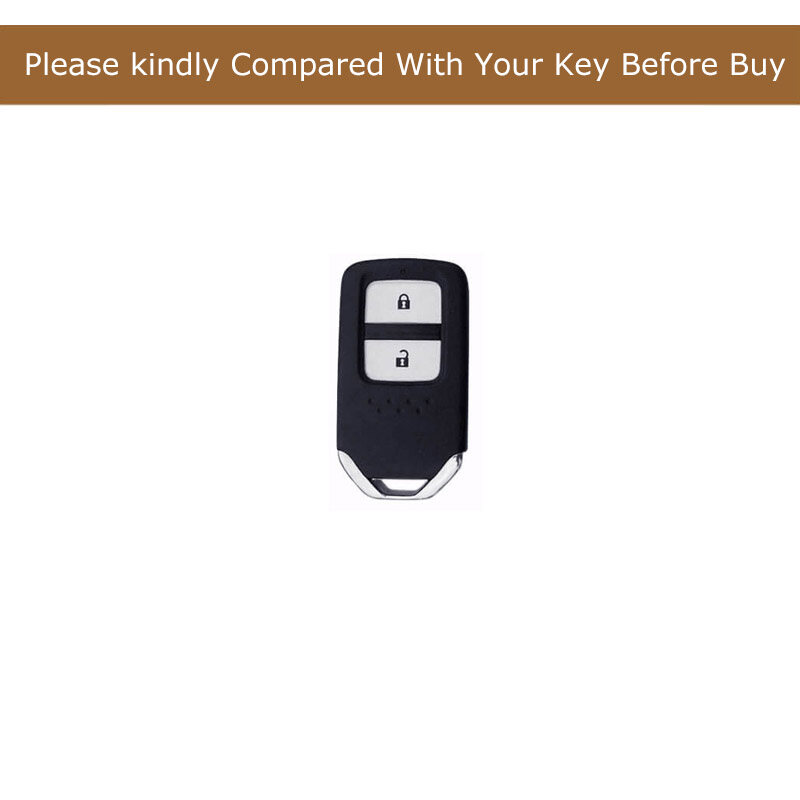 【Available】Zinc Alloy Leather Car Key Case สำหรับ Honda Hrv/city ...