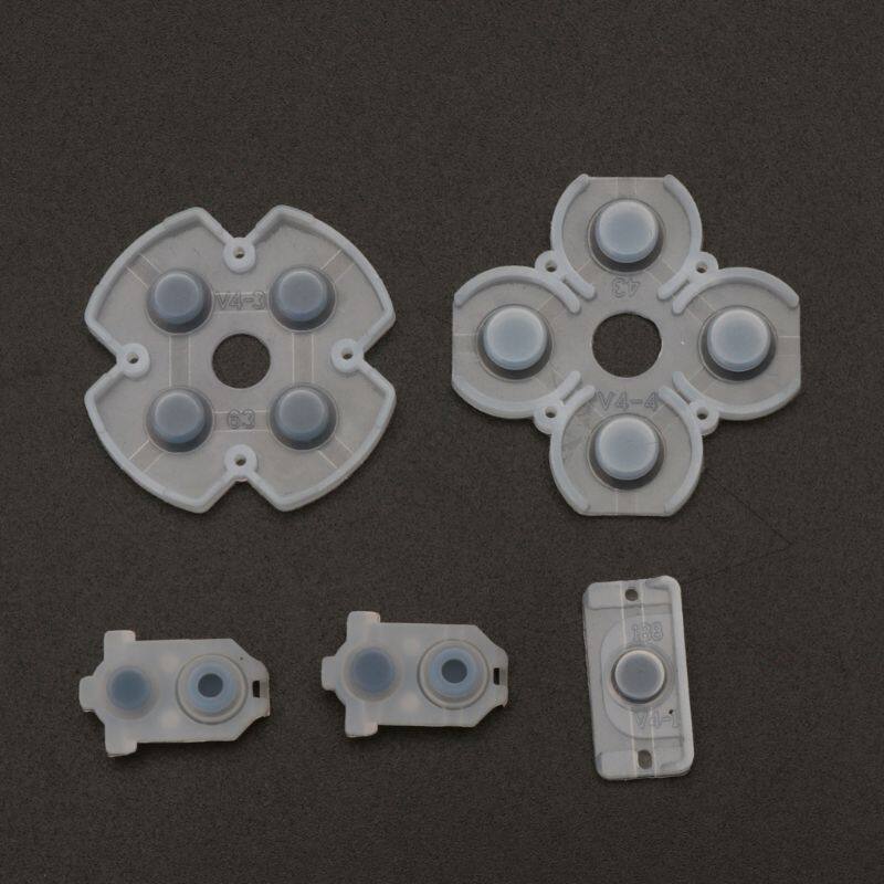 For PS4 Controller Conductive Rubber Pad Silicone Pad for PS 4 JDS JDM ...