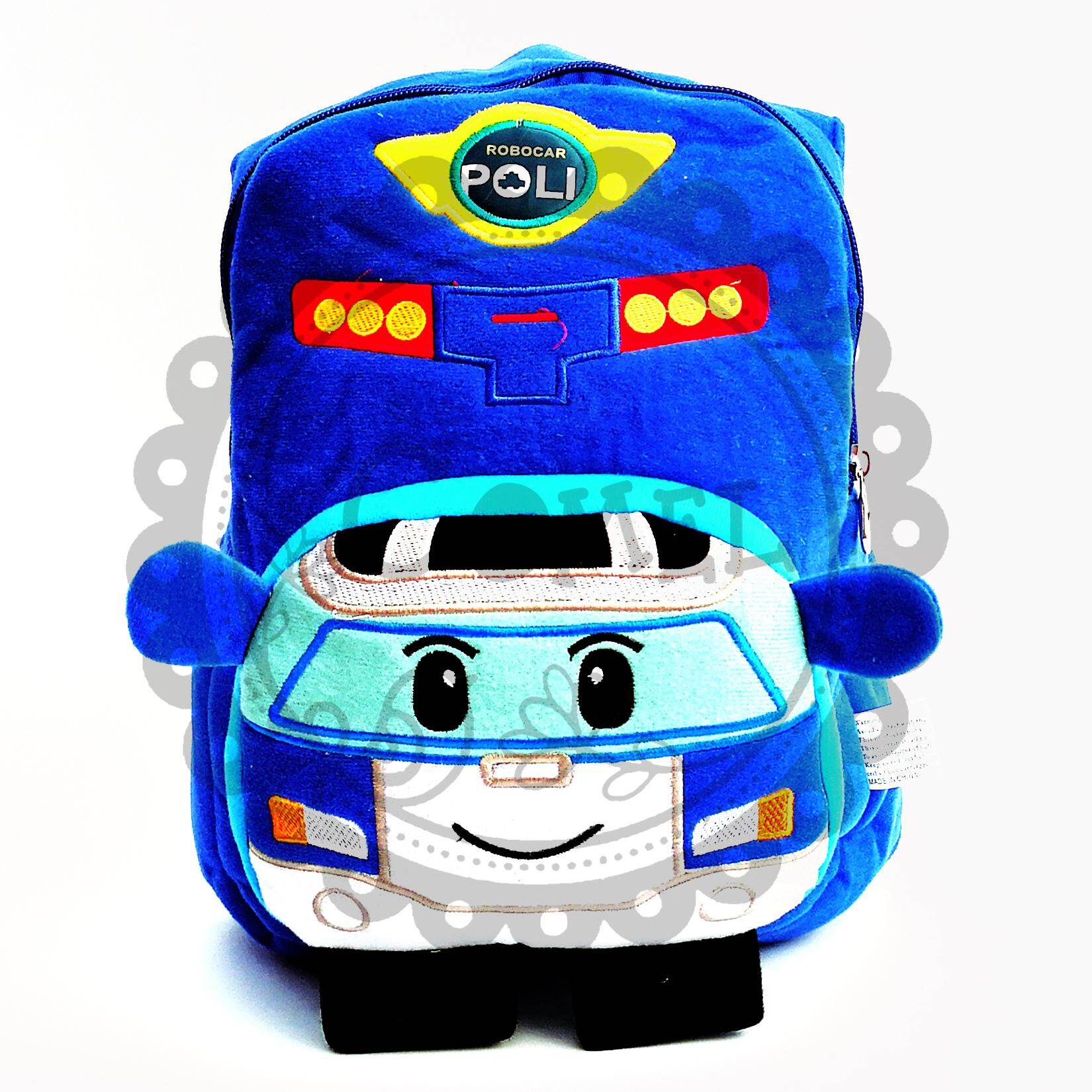 Comel Robocar Poli Plush Backpack | Lazada