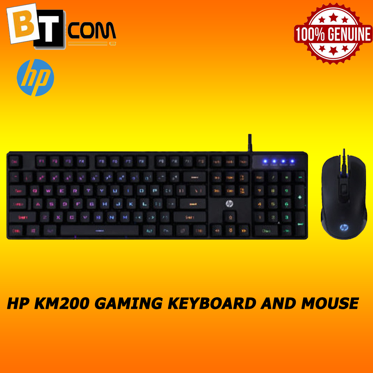 HP KM200 Gaming Keyboard and Mouse | Lazada